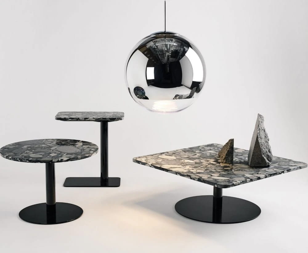 FLASH TABLE RECTANGLE BLACK PEBBLE – Tom Dixon ONLINE STORE – トムディクソン 日本公式オンラインストア